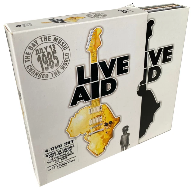LIVE AID 1985 (July 13) - 4 DVD Set - One Concert Two Continents | DVD ...