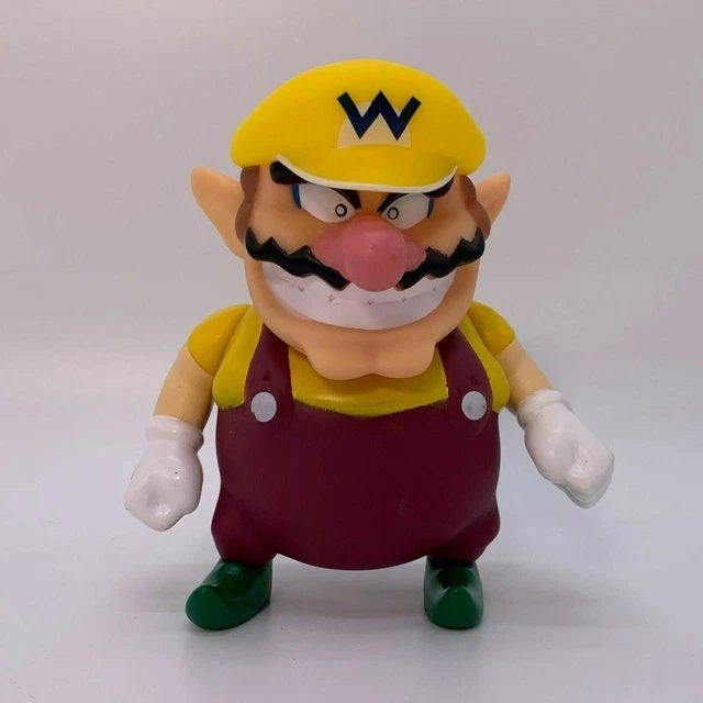 NEW SUPER MARIO Bros. Wario Action Figure Vinyl Doll Toy 5" £10.98 ...