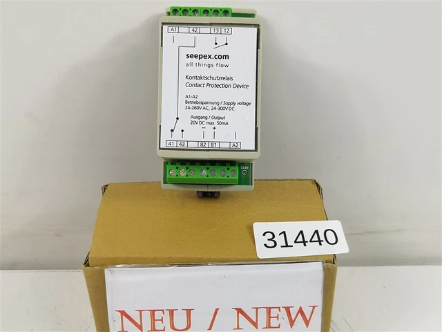 SEEPEX CPD010 KOMPAKTSCHUTZRELAIS Relay SGRCPD01001 £55.66 - PicClick UK