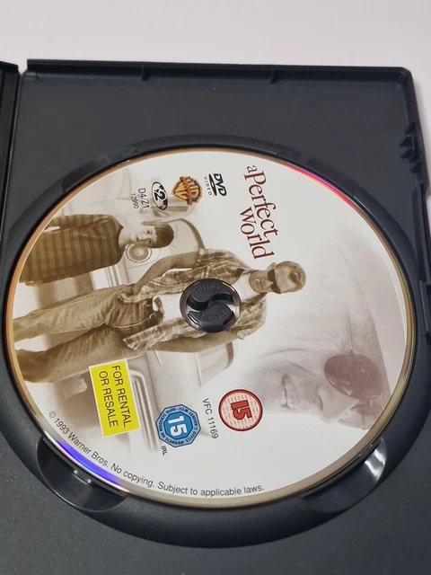 A PERFECT WORLD (DVD, 2002) Clint Eastwood Region 2 Cert 15 Warner Bros ...