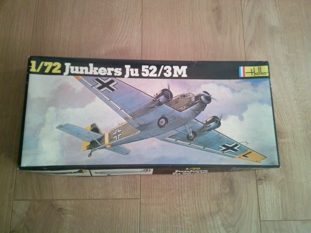 L250 HELLER MODEL Kit 380 - Junkers Ju 52 / 3M - 1/72 - Pts Sealed £15.00 - PicClick UK