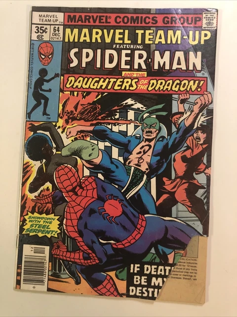MARVEL TEAM-UP #64 DEC Spiderman and the Daughters of the Dragon V £2. ...