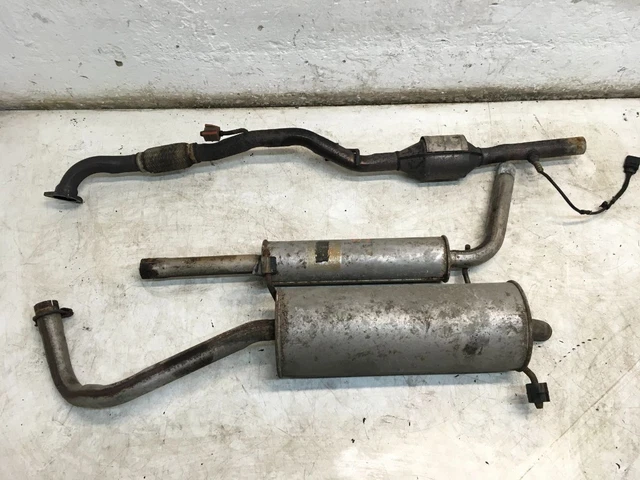 VOLKSWAGEN POLO (2009) Exhaust Front Pipe Back Box Mid Section 9N3 £170 ...