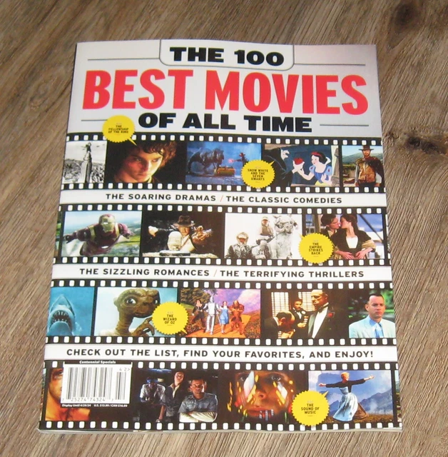 100 BEST MOVIES Of All Time magazine E.T. Jurassic Park TITANIC Wizard ...