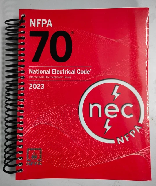 NEW NFPA 70 NEC 2023 National Electrical Code Spiralbound USA £36.80 ...