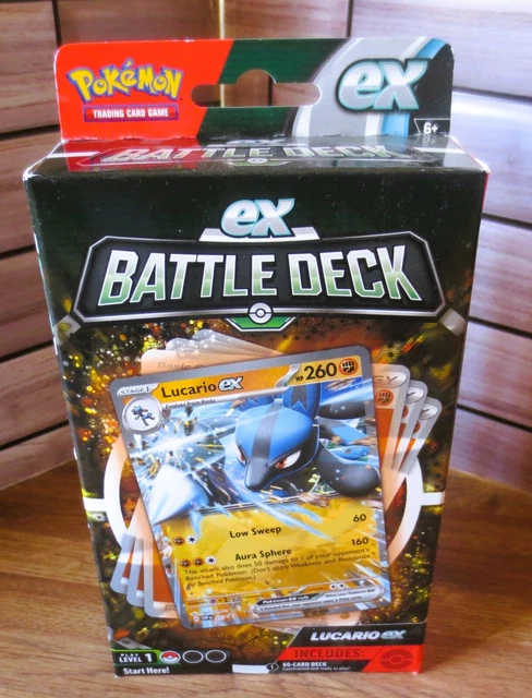 POKEMON TCG EX Battle Deck LUCARIO 60 Card Deck Sealed NEW £15.10 ...