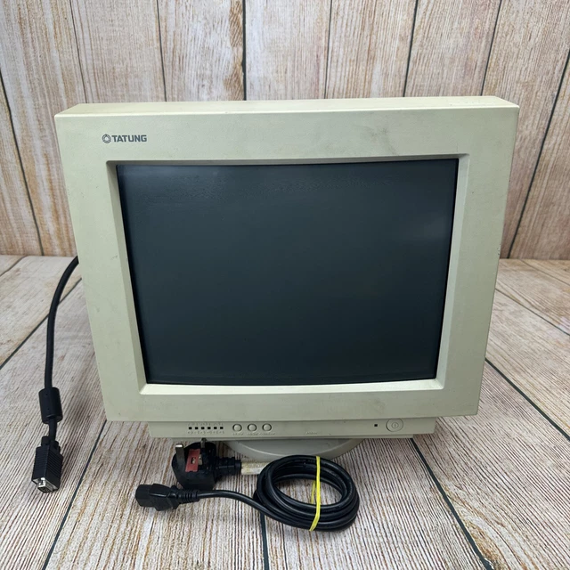 TATUNG RETRO GAMING Monitor 14” (C5D1RDK-E01) With Power Lead £179.99 ...
