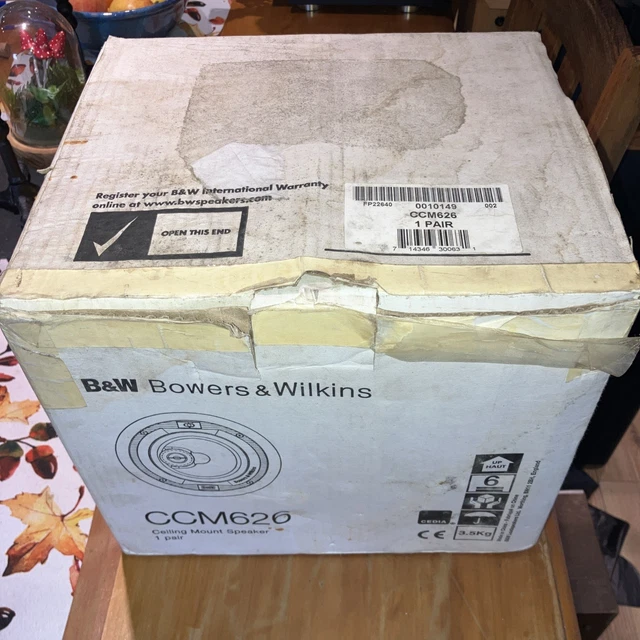 BOWERS & WILKINS CCM620 Ceiling Mount Speakers 1 Pair New Unused In Box ...