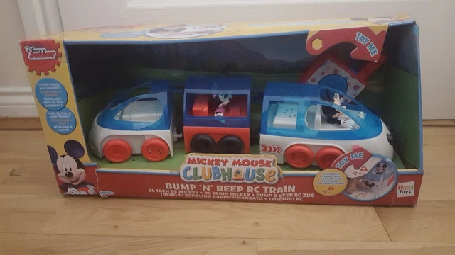 IMC TOYS DISNEY junior mickey mouse clubhouse bump 'n' beep rc train ...