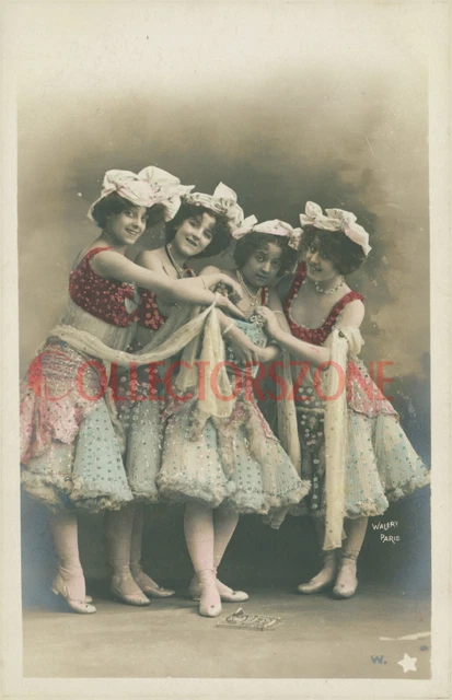 DANCERS MISS ROBINSON ,Birks, Clara Davine & Williams French RPPC ...