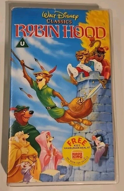 WALT DISNEY CLASSICS Robin Hood VHS Video £7.99 - PicClick UK