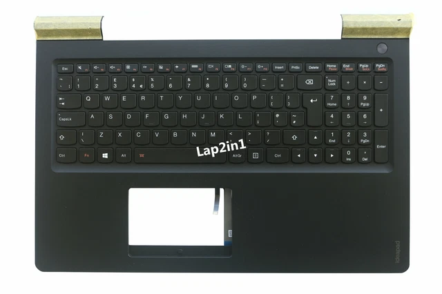NEW LENOVO IDEAPAD 700-15ISK Upper Case Palmrest UK Backlit Keyboard 5CB0K85907 £60.99 - PicClick UK
