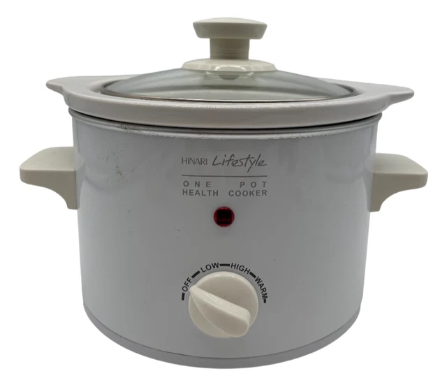 HINARI SC170/GN LIFESTYLE 1.5L Slow Cooker One Pot White - D30 O477 £8. ...