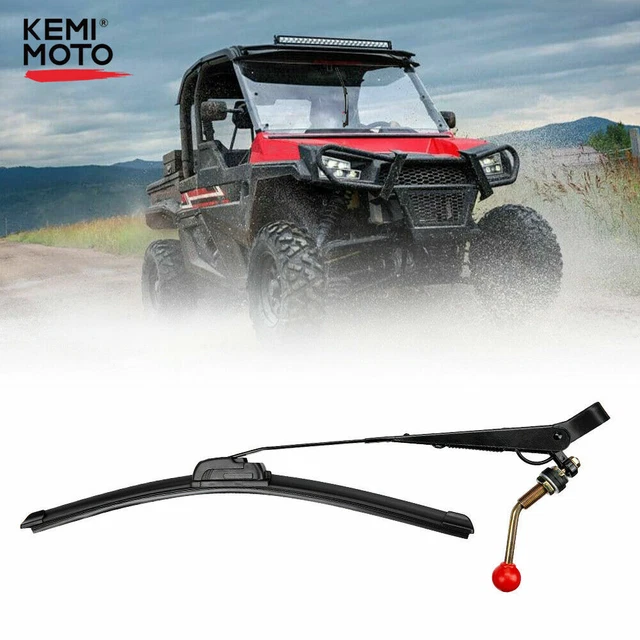 UTV MANUAL HAND Operated Windshield Wiper for Polaris Ranger RZR XP 900 ...