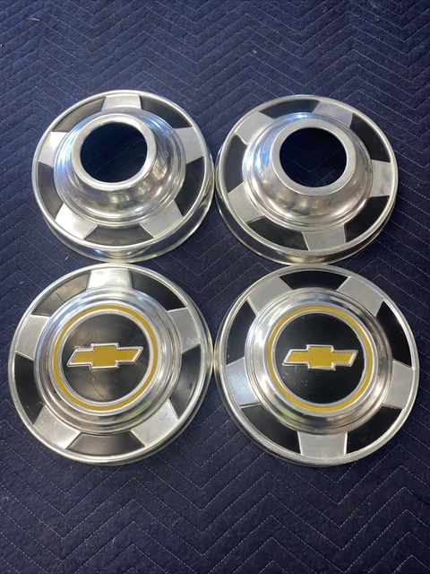 1973-1987 CHEVY K10 K5 Blazer 1/2 Ton Truck 10.5" Dog Dish Hubcaps OEM ...