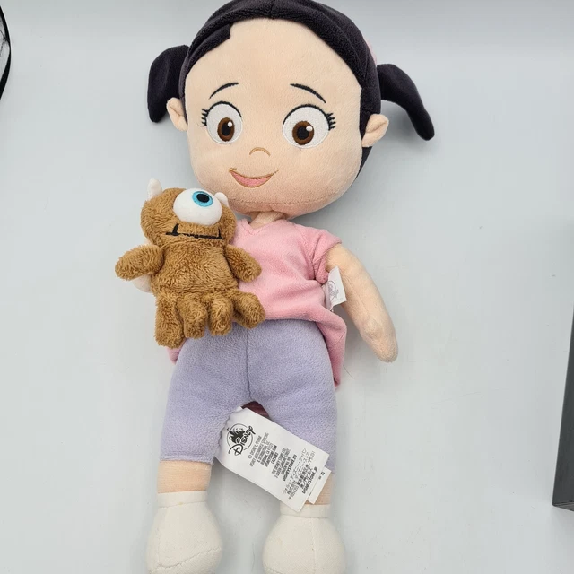 DISNEY STORE PLUSH Boo Mary & Little Mikey Monsters Inc Pixar Soft Toy ...