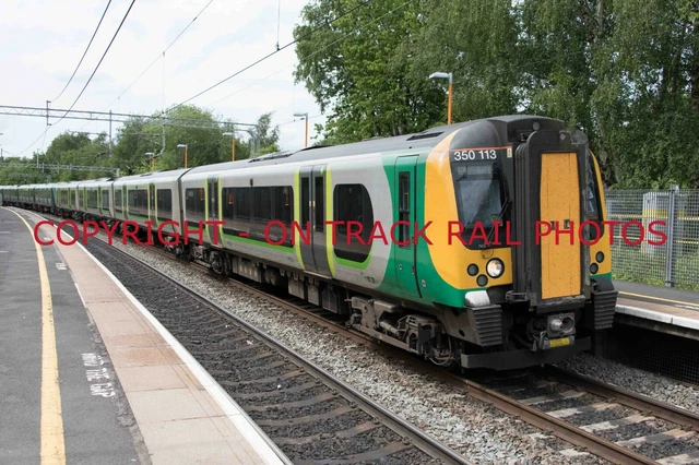 UK RAILWAY PHOTOGRAPH Of Emu Class 350 350113. Rmemu-64 £1.70 - PicClick UK