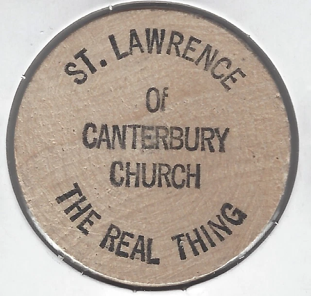 ST. LAWRENCE OF CANTERBURY CHURCH, The Real Thing, Indian Head Wooden ...