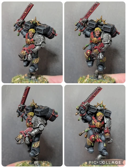 WARHAMMER 40K SPACE Marines Deathwatch First Born X6 Fully Painted $239 ...