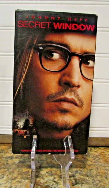 SECRET WINDOW (VHS 2004) Johnny Depp Late Era £3.77 - PicClick UK