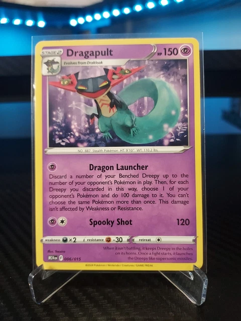 DRAGAPULT - NEW 2025 McDonalds Happy Meal Pokémon Dragon Discovery Card ...