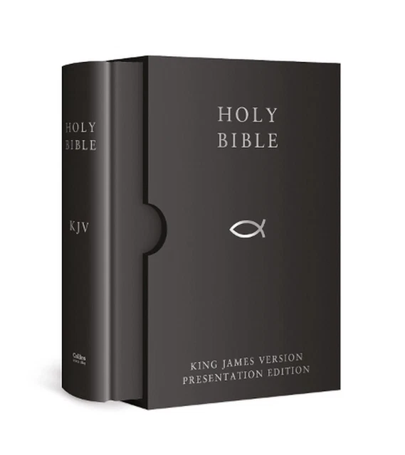 HOLY BIBLE: KING James Version (kjv) Black Presentation Edition by ...
