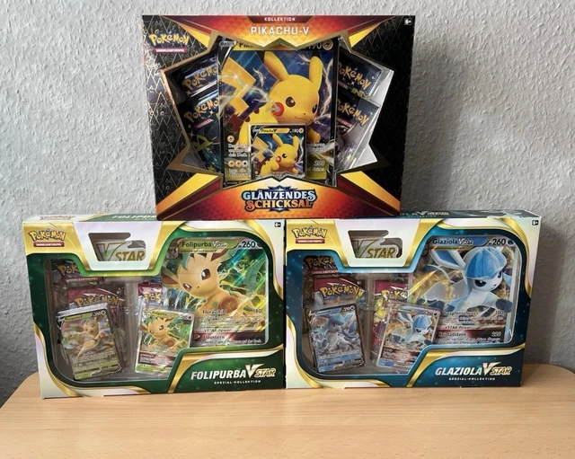 POKÉMON FOLIPURBA V Star, Glaziola V Star, Pikachu V Kollektion EUR 179 ...