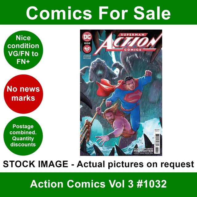 DC ACTION COMICS Vol 3 #1032 comic - VG/FN+ 01 August 2021 EUR 5,00 ...