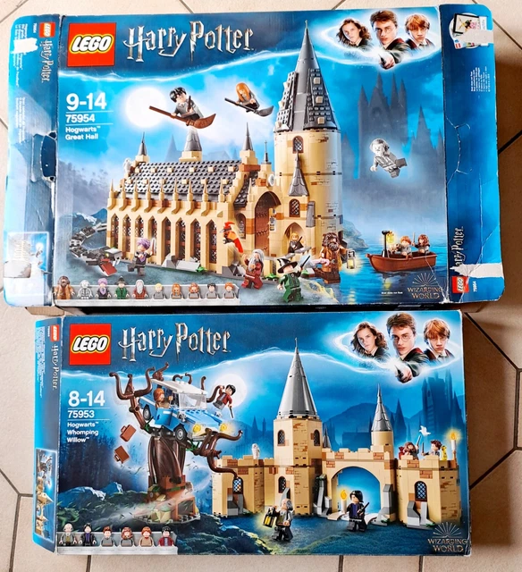 LEGO HARRY POTTER Hogwarts Great Hall 75954 + Hogwarts Whomping Willow ...