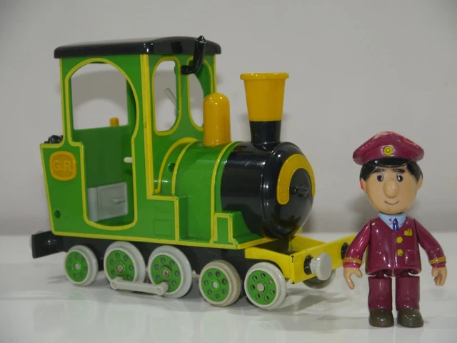 POSTMAN PAT TOYS Large Friction Greendale Rocket Aj Train Driver Figure ...