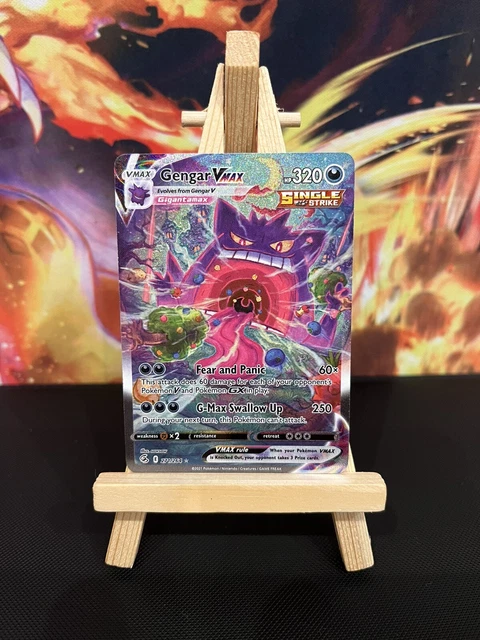 GENGAR VMAX ALT Art 👻 Fusion Strike 271/264 Pokémon Card Near Mint ...
