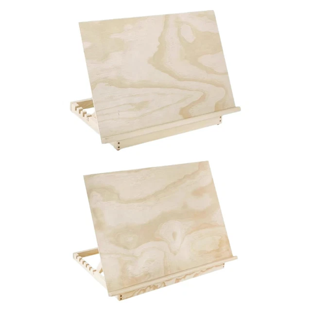 TABLETOP EASEL STAND Sturdy Portable Adjustable Angle Drawing Board ...