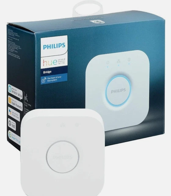 PHILIPS HUE BRIDGE Hub Smart Light Hub | HomeKit, Alexa, Google ...