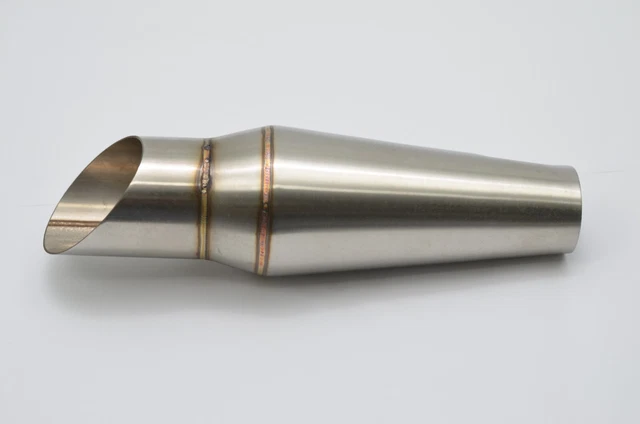 1320 2.5 INCH megaphone Stainless Reverse Cone collector blast pipe ...