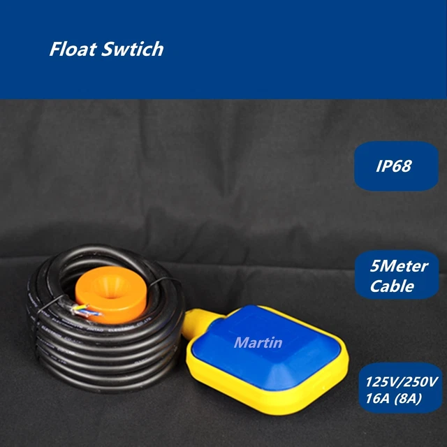 FLOAT SWITCH 5M Water Tank Level Controller Sensor Liquid Fluid ... FLOAT SWITCH 5M Water Tank Level Controller Sensor Liquid Fluid ...