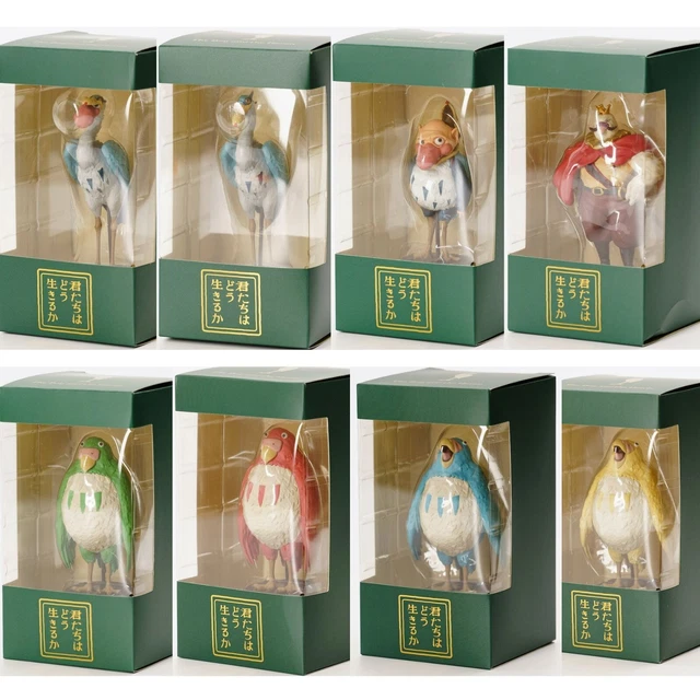 STUDIO GHIBLI THE Boy and the Heron Mini figure collection Set of 8 ...