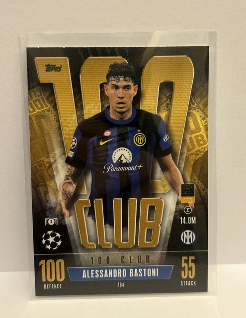 MATCH ATTAX 23/24 - Alessandro Bastoni Carta Cento Mazze 100 Mazze N ...