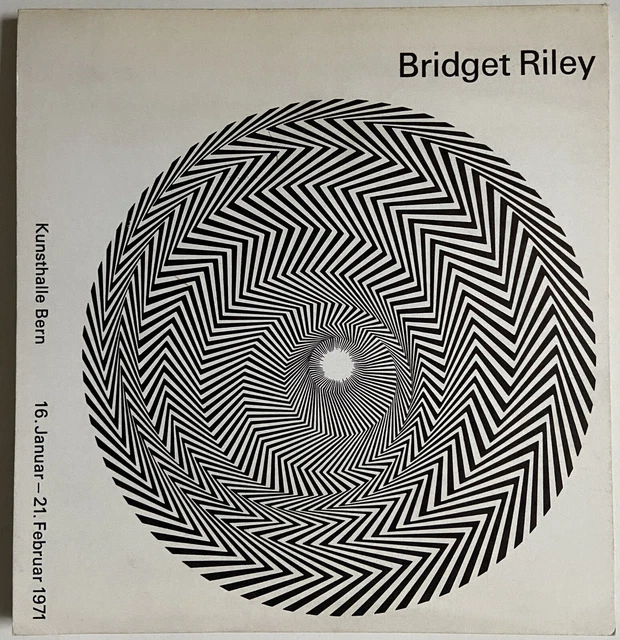BRIDGET RILEY CATALOGUE signé signature originale signature autographe ...