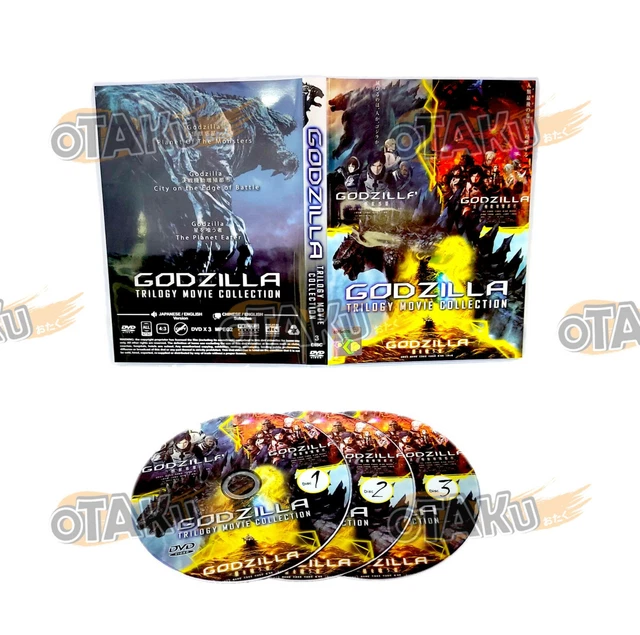 GODZILLA TRILOGY MOVIE Collection - Anime Movie Dvd Box Set (3 Movie ...