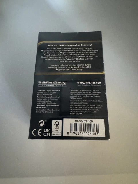 POKEMON TCG MEGA Evolution Chaos Rising Booster Bundle Sealed £44.68 ...