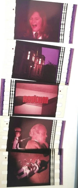 ASYLUM 1972 AMICUS peter cushing original 35mm set of five film cells ...