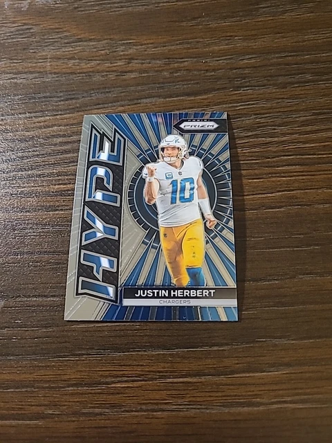 CHARGERS JUSTIN HERBERT 2023 Panini Prizm #H-4 Hype Los Angeles 1Y EUR ...