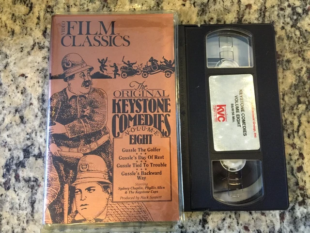 THE ORIGINAL KEYSTONE Comedies Volume 8 Clamshell Vhs Sydney Chaplin ...