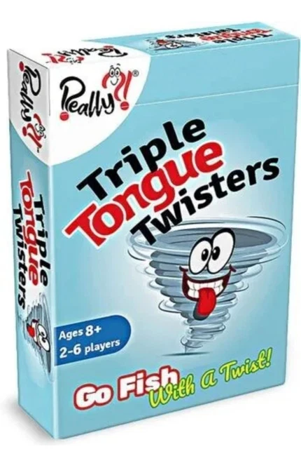 TRIPLE TONGUE TWISTERS Hilarious Card Game Laugh & Learn With Play ...