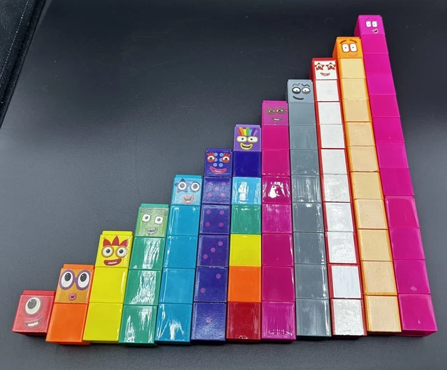 NUMBERBLOCKS BUNDLE CBEEBIES Maths Block Play Magazine + 1-10 figure ...