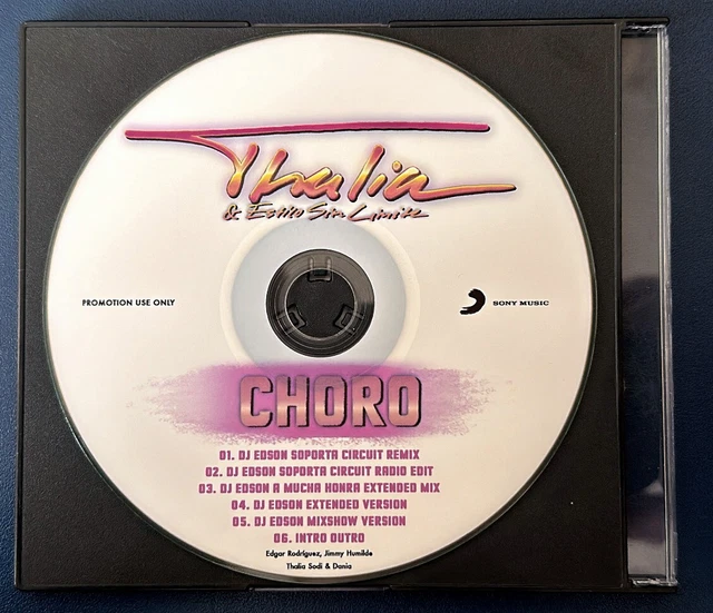 THALIA CHORO REMIXES CD Promo DJ single 6 pistes limité EUR 88,27 ...