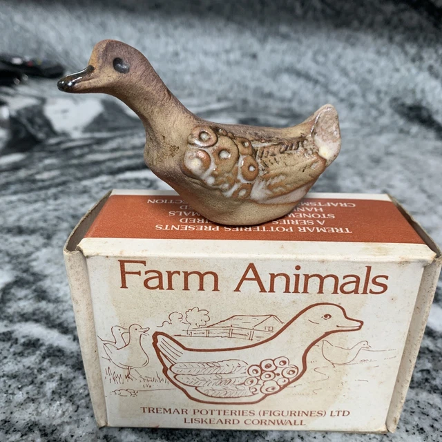 TREMAR POTTERY LISKEARD Studio Duck Figure Farm Series Brand New Boxed ...