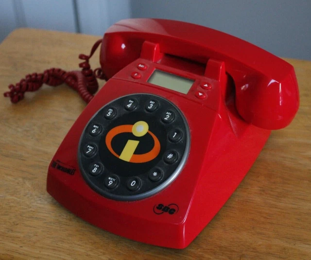 DISNEY / PIXAR The Incredibles Collector's SBC Red Phone SBC 2500DI £8. ...