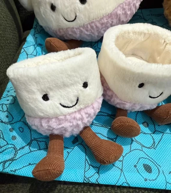 JELLYCAT TEA CUP Doll Fuzzy Toy Set New with Label + Dust Valentine's ...