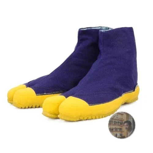 RIKIO H5 LIGHTWEIGHT Waterproof Rubber Sole Tabi Shoes 24.5cm Navy Blue ...